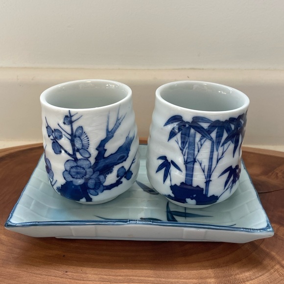 Kitchen | Vintage Japanese Handleless Porcelain Mugs | Poshmark